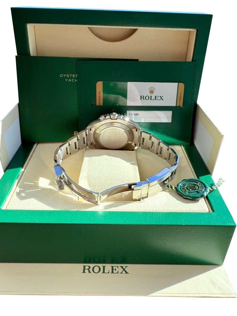 Rolex Yacht-Master II 44mm Mercedes Hands Steel Blue Ceramic Bezel ...