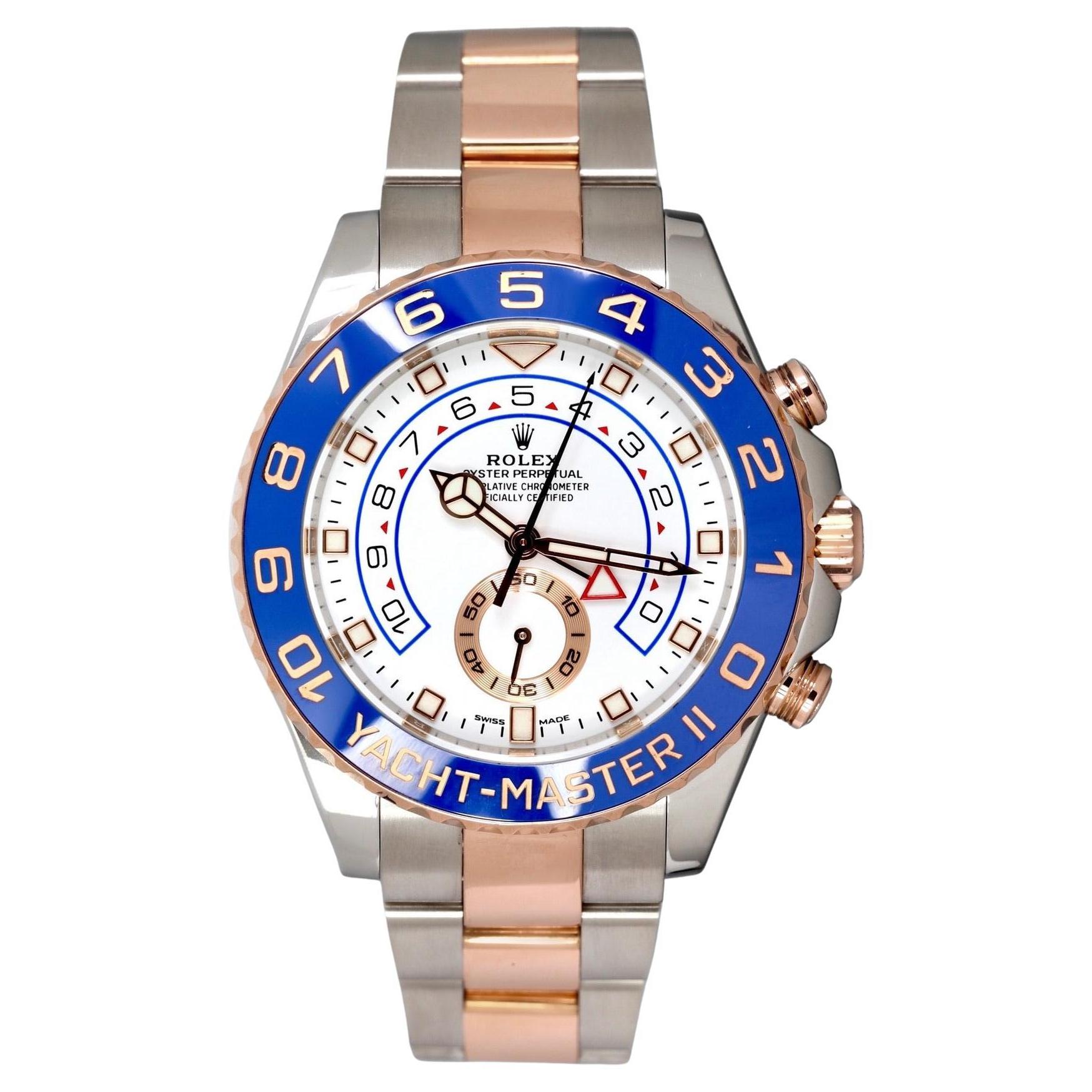Rolex Yacht-Master II 44mm White Dial Gold and Stainless Steel 2023 ...