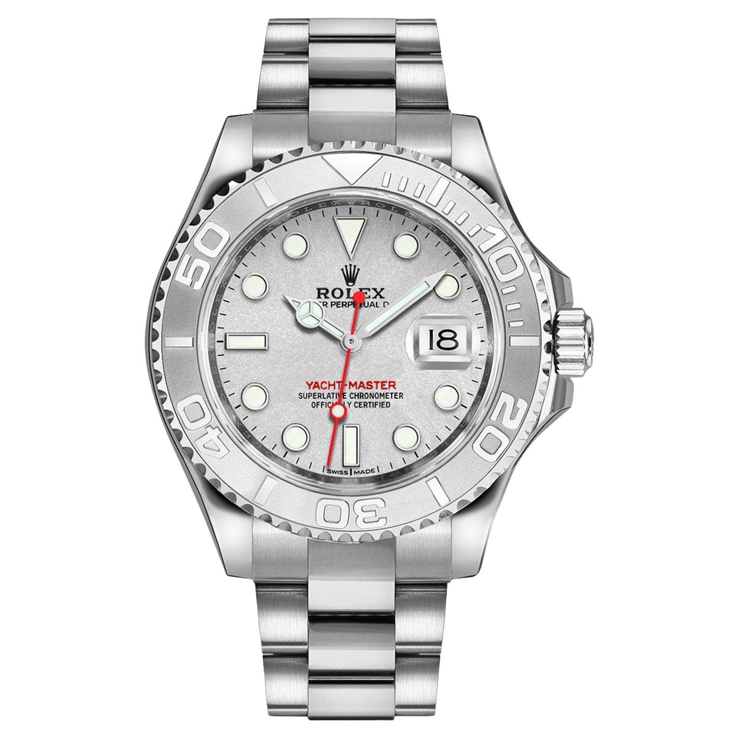 Rolex Yacht-Master 169622 with Band, Stainless-Steel Bezel and Silver ...