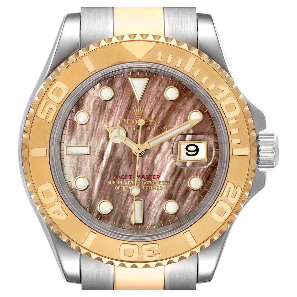 Rolex Yachtmaster 40 Steel Yellow Gold Steel Watch 16623 Box Papers For ...