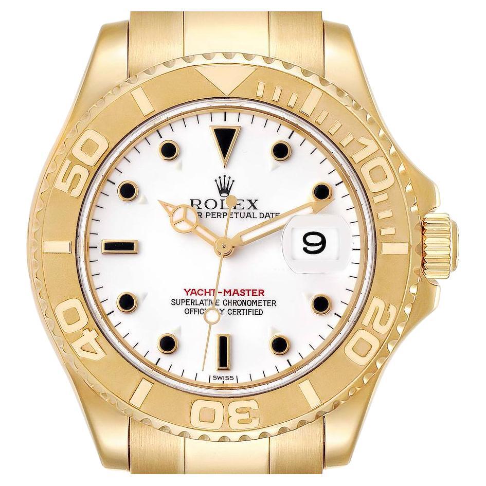 ROLEX Important Yellow Gold "Three Star" Dial Precision Watch at ...