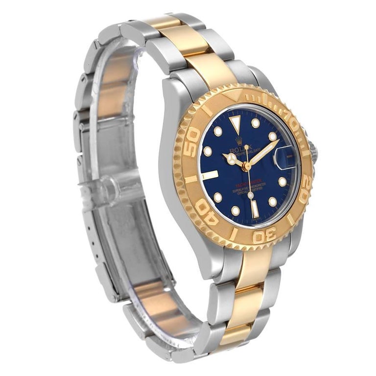 Rolex Yachtmaster Midsize Steel Yellow Gold Mens Watch 168623 For Sale ...