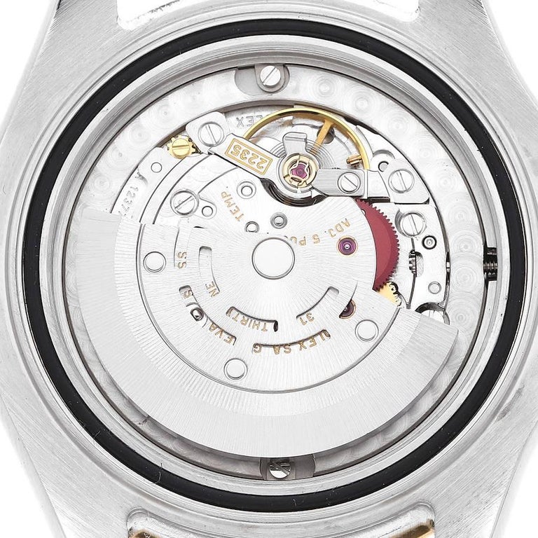 Rolex Yachtmaster Midsize Steel Yellow Gold White Dial Watch 168623 Box ...