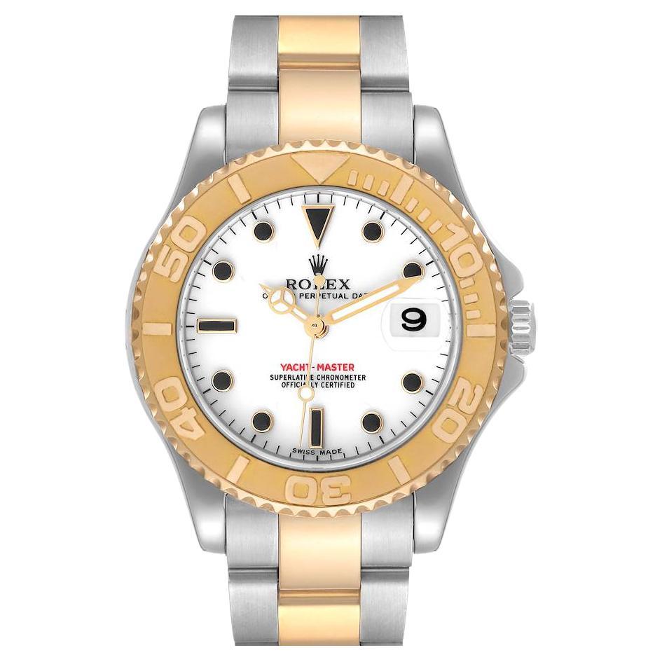 Rolex Midsize Yacht-Master Steel and Gold Men's or Ladies Watch 168623 ...