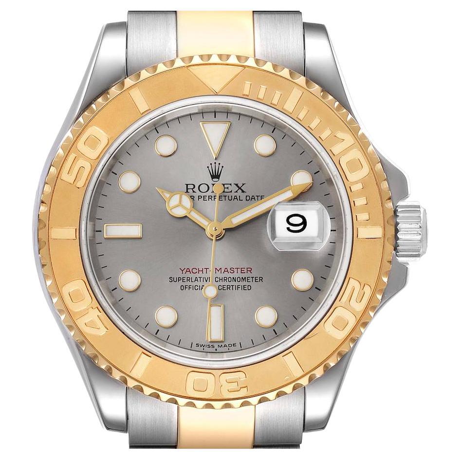 Rolex Yachtmaster Steel Yellow Gold Blue Dial Men’s Watch 16623 For ...