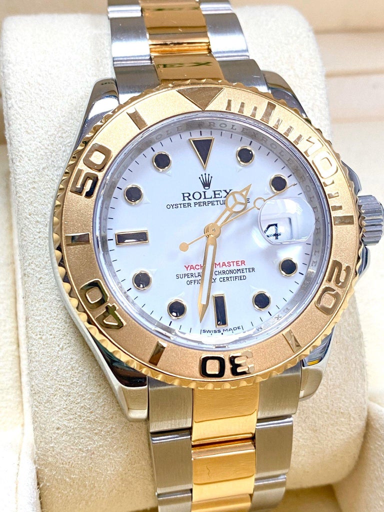 Rolex Men's Yacht-master 40 Two-Tone Gold and Steel with Oyster Armband ...