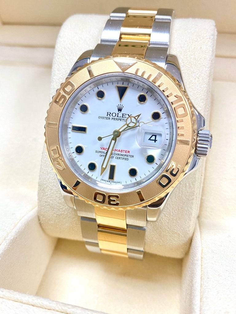 Rolex Men's Yacht-master 40 Two-Tone Gold and Steel with Oyster Armband ...