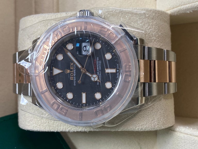 Rolex Yachtmaster Two Tone Men’s Watch Full Set For Sale at 1stDibs