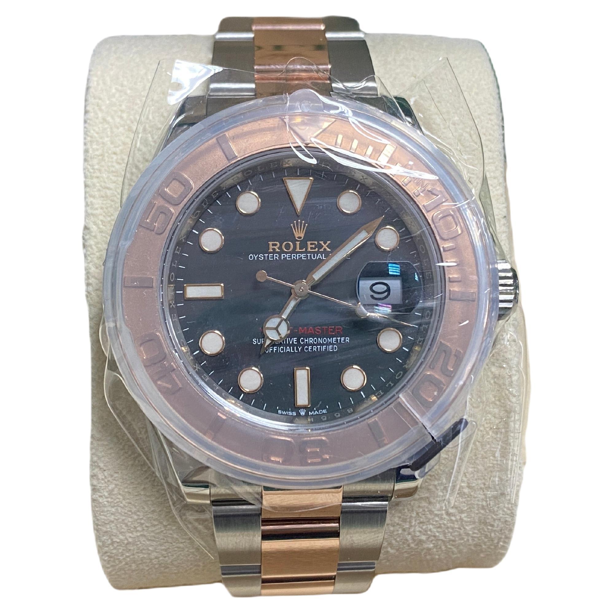 Rolex Yachtmaster Two Tone 40mm Men’s Watch Full Set For Sale at 1stDibs