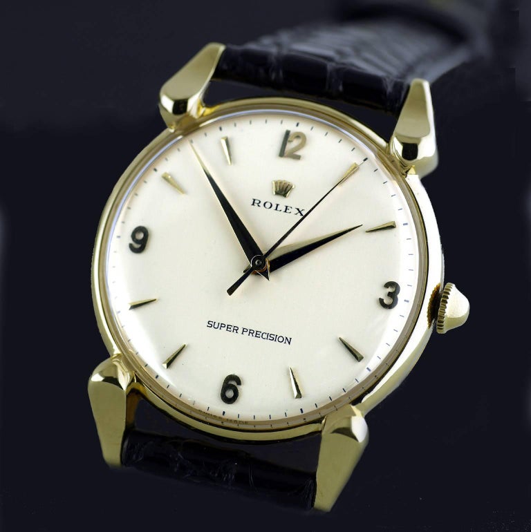 Rolex Yellow Gold Super Precision Chronometer Wristwatch, circa 1949 at ...