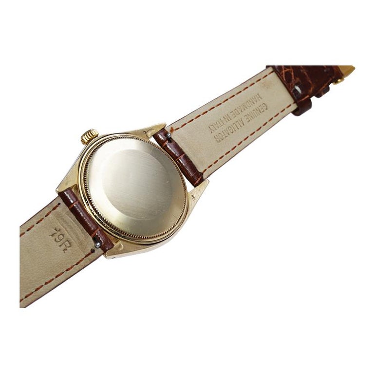 Rolex Yellow Gold Zephyr Automatic Watch, circa 1984 For Sale at 1stDibs