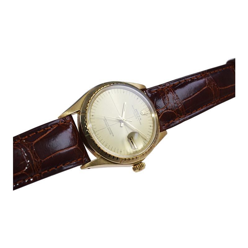 Rolex Yellow Gold Zephyr Automatic Watch, circa 1984 at 1stDibs | where ...