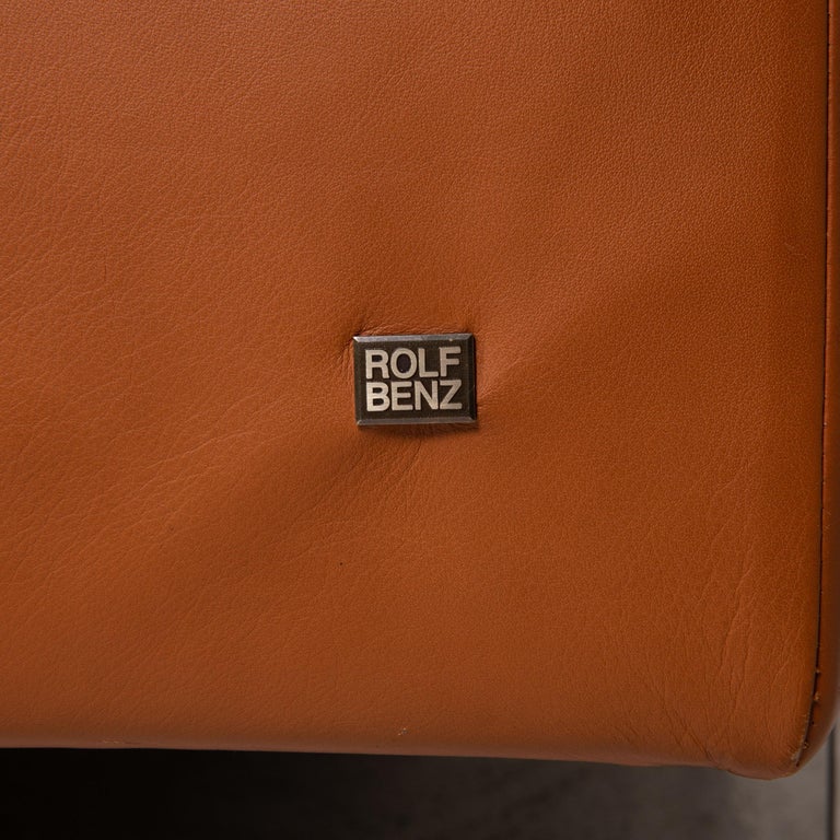 Rolf Benz Dono Leather Sofa Brown U-Shaped Corner Sofa For Sale at ...