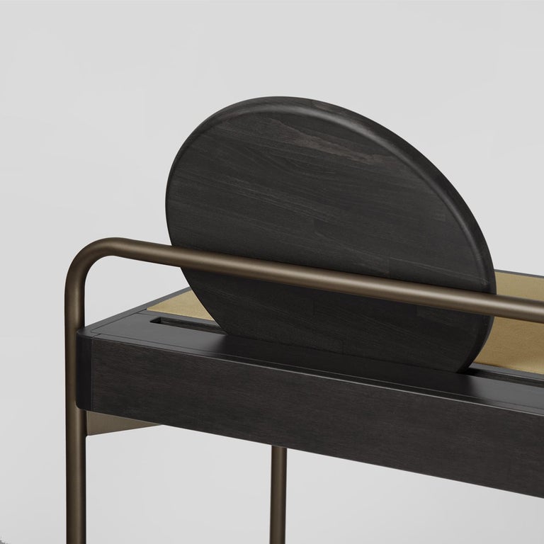 Roll 02 Bronze Vanity Desk at 1stDibs