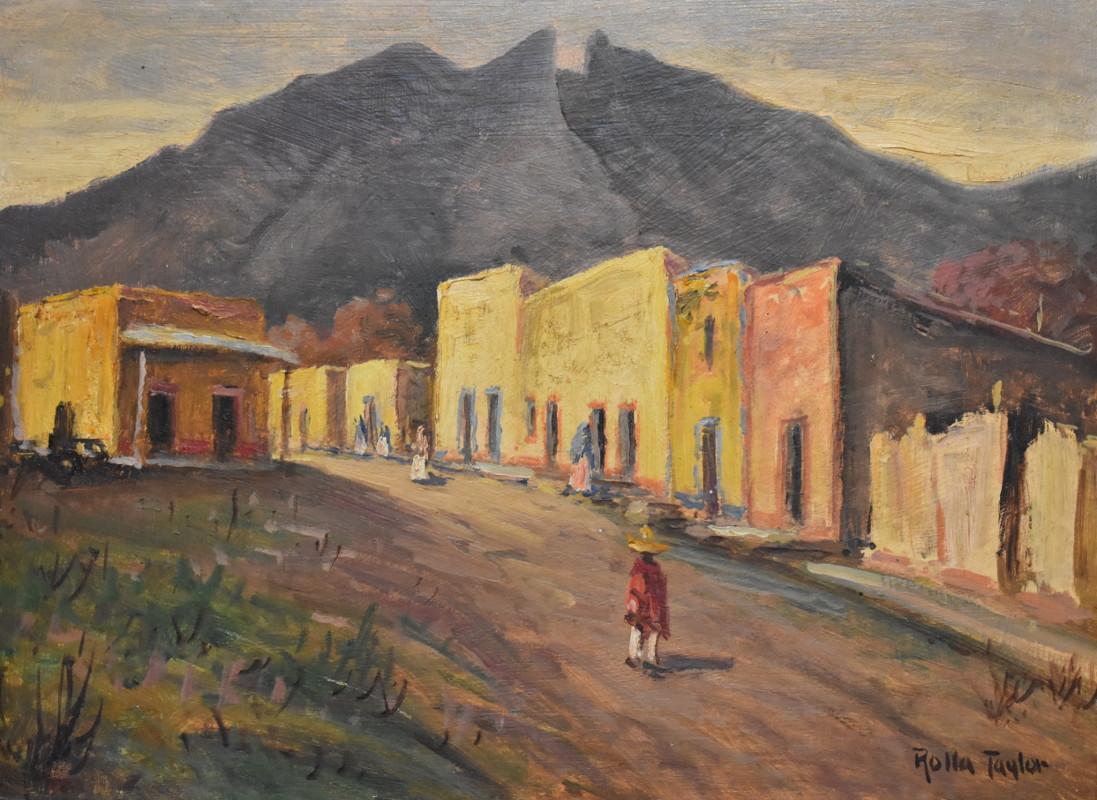 Rolla S. Taylor - "Saddle Mountain" Monterrey Mexico at 1stDibs ...