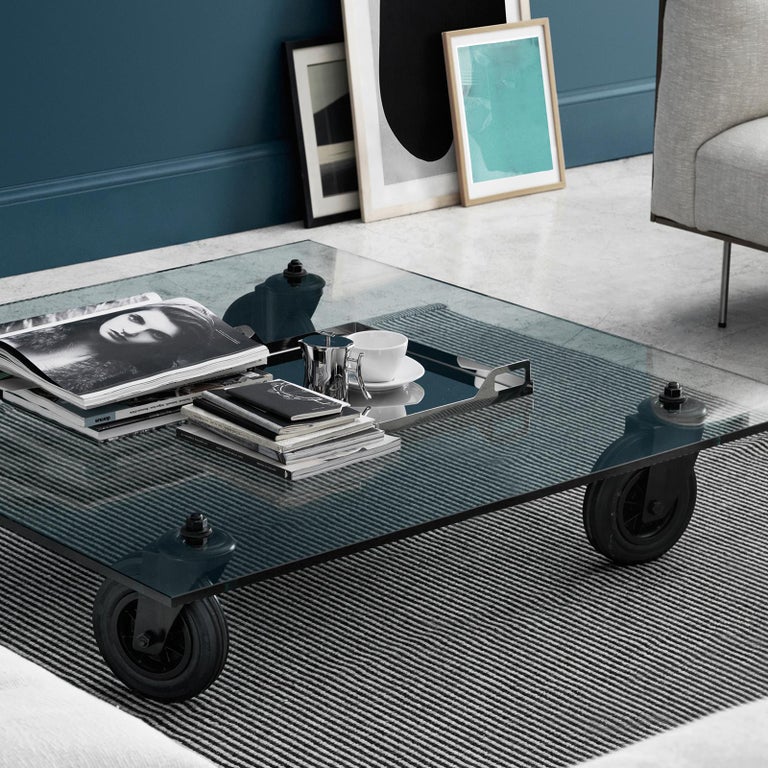 Rolling Coffee Table For Sale at 1stDibs