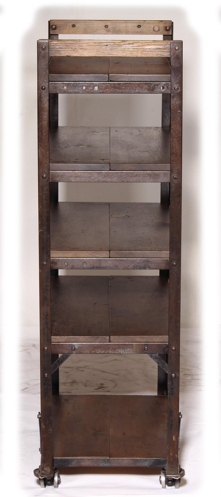 Rolling Factory Cart at 1stDibs