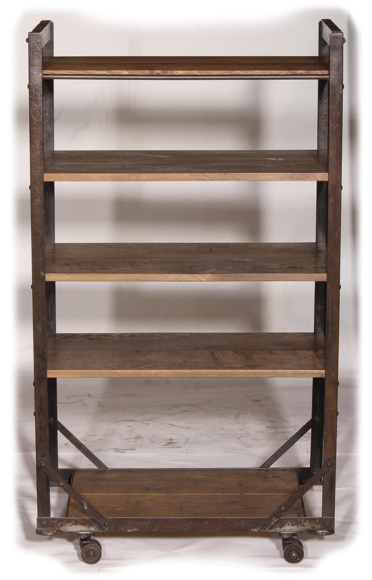 Rolling Factory Cart at 1stDibs