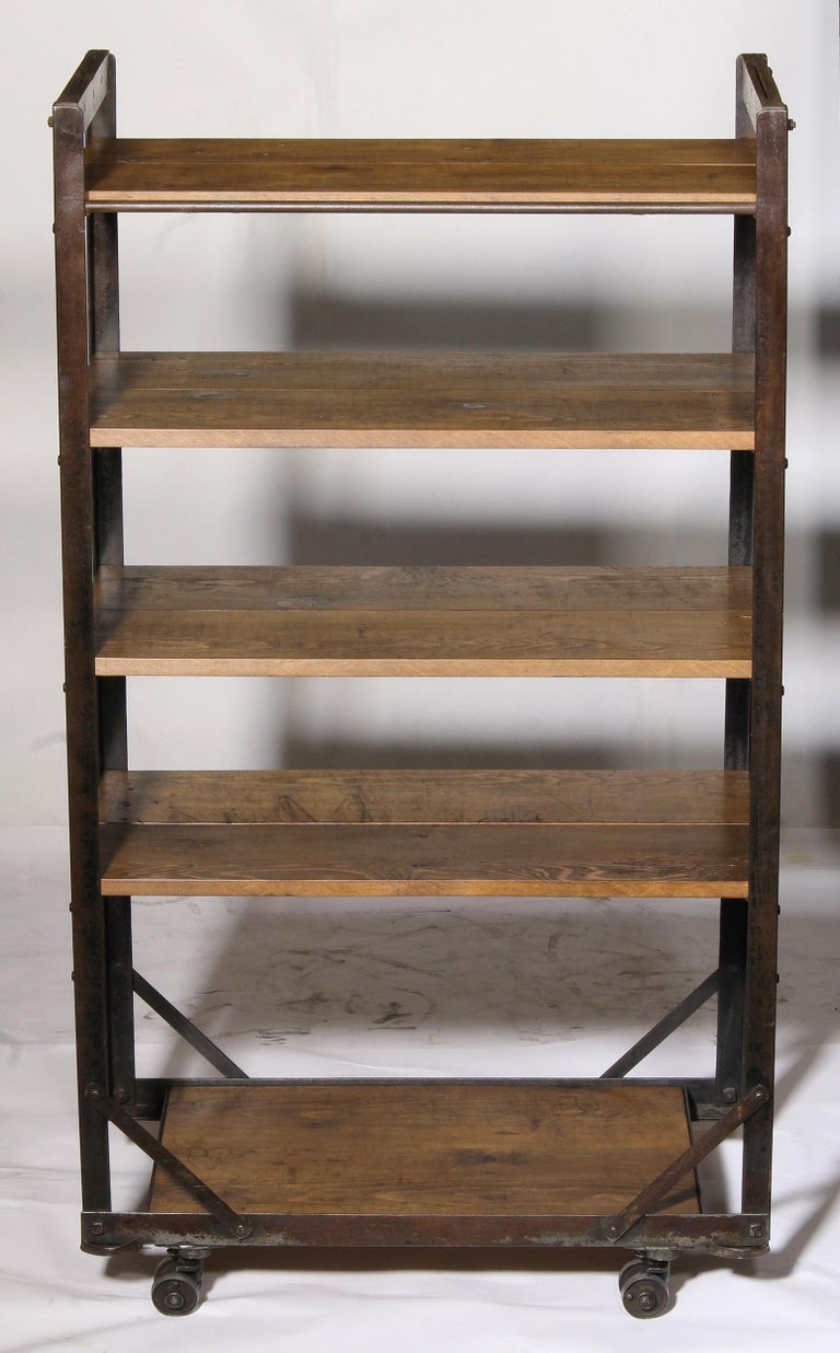 Rolling Factory Shoe Cart at 1stDibs