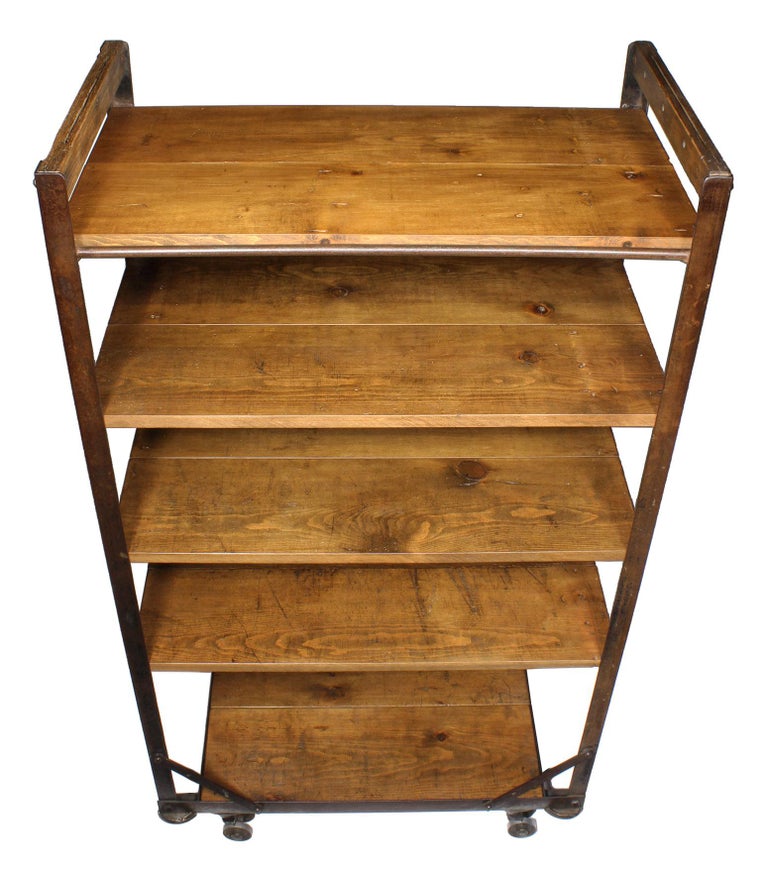 Rolling Factory Shoe Cart at 1stDibs