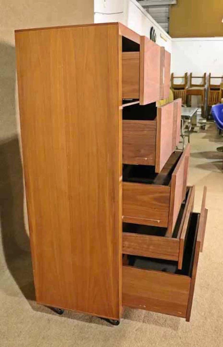 Rolling Mid-Century Dresser For Sale at 1stDibs