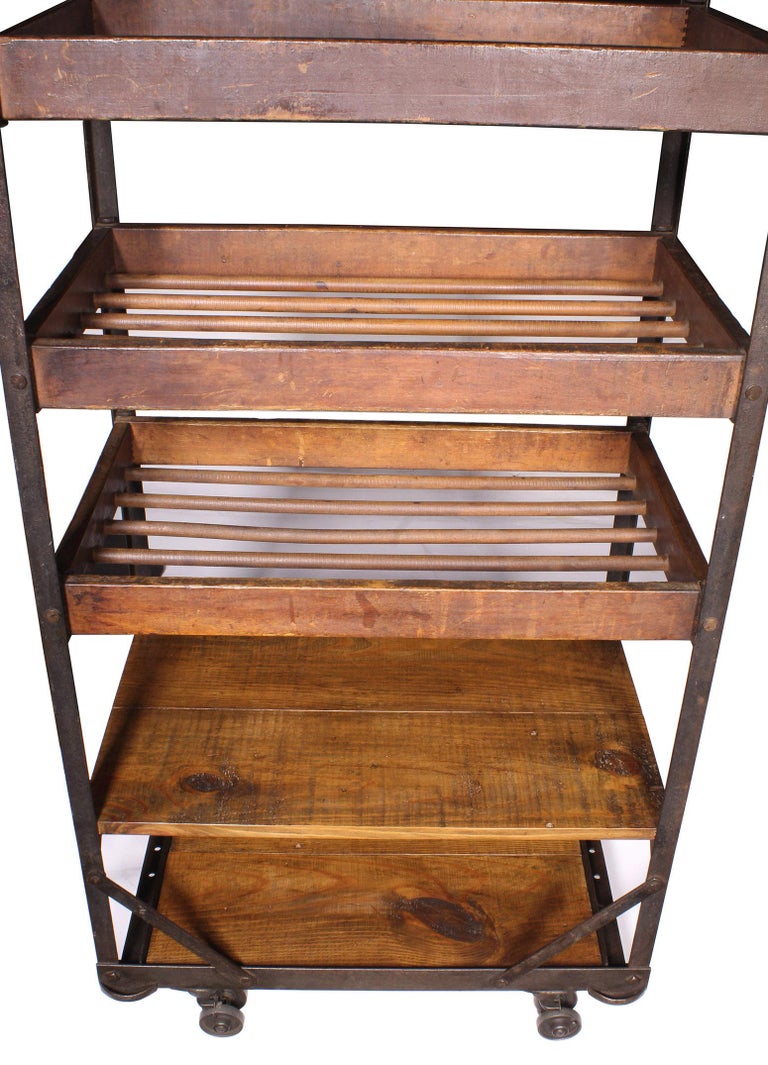 Rolling Storage Rack at 1stDibs