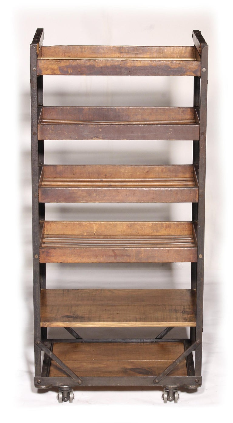 Rolling Storage Rack at 1stDibs