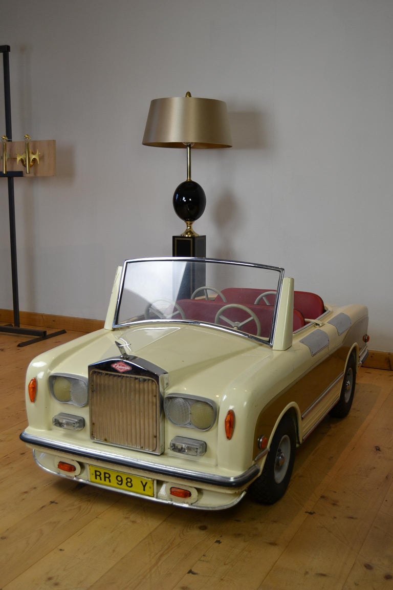Rolls-Royce Corniche Metal Carousel Car by L' Autopède Belgium, 1980s ...