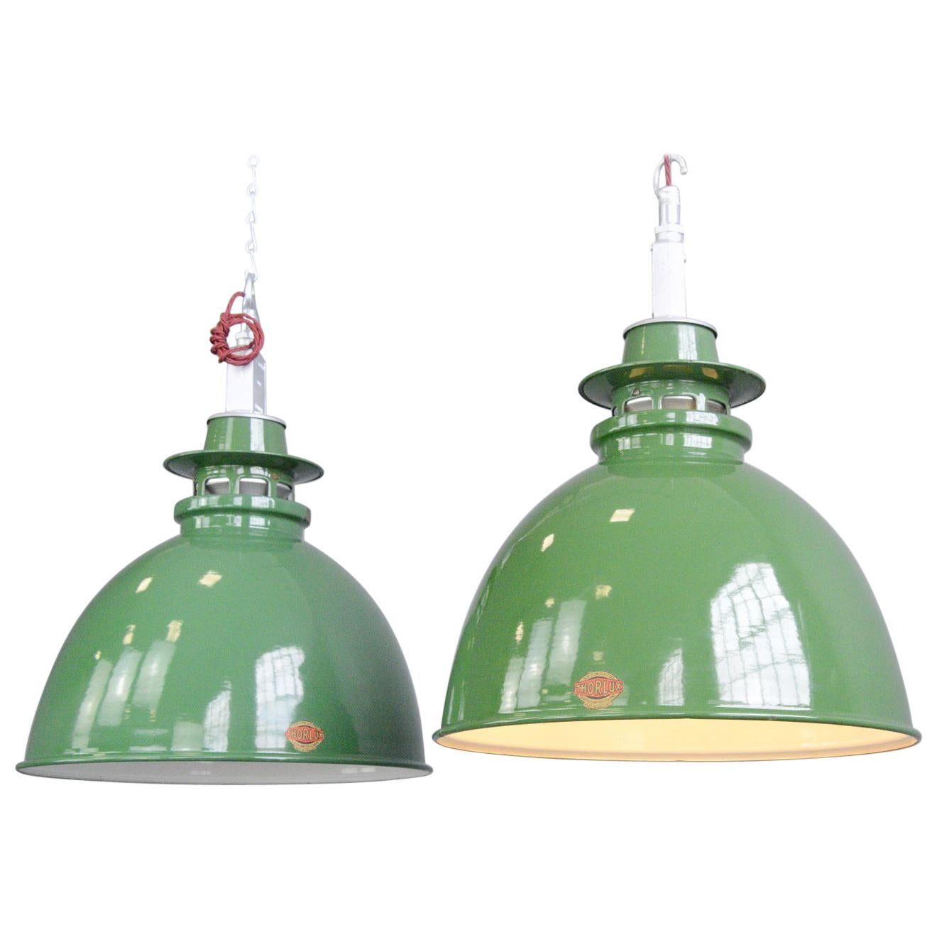 Rolls Royce Factory Pendant Lights by Thorlux, circa 1950s at 1stDibs ...