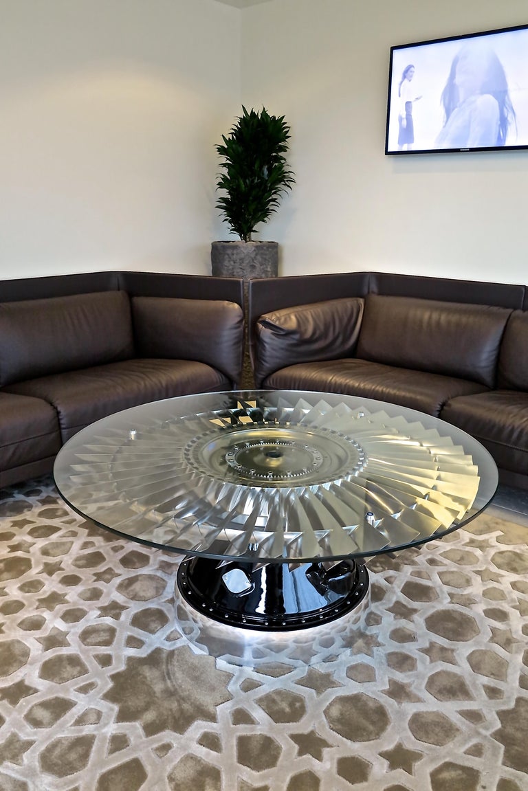Rolls Royce Fan Blade Coffee Table For Sale at 1stDibs