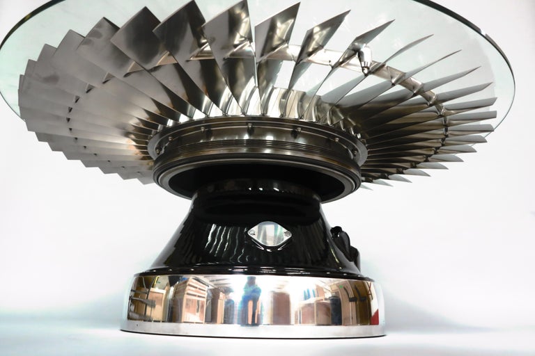 Rolls Royce Fan Blade Coffee Table For Sale at 1stDibs