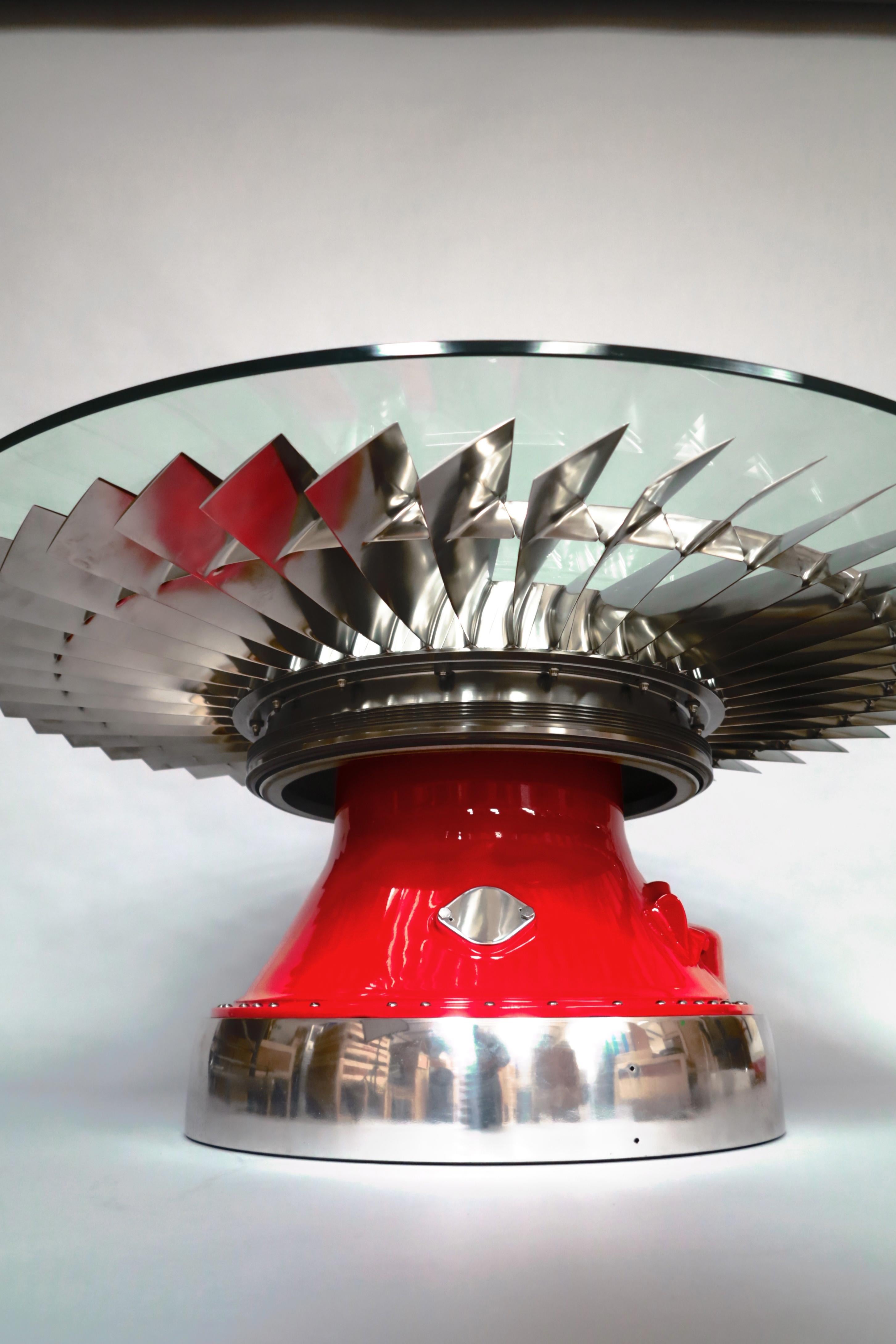 Rolls Royce Fan Blade Coffee Table For Sale at 1stDibs