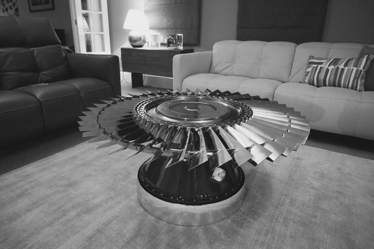 Rolls Royce LP3 Front Fan Blade Coffee Table For Sale at 1stDibs