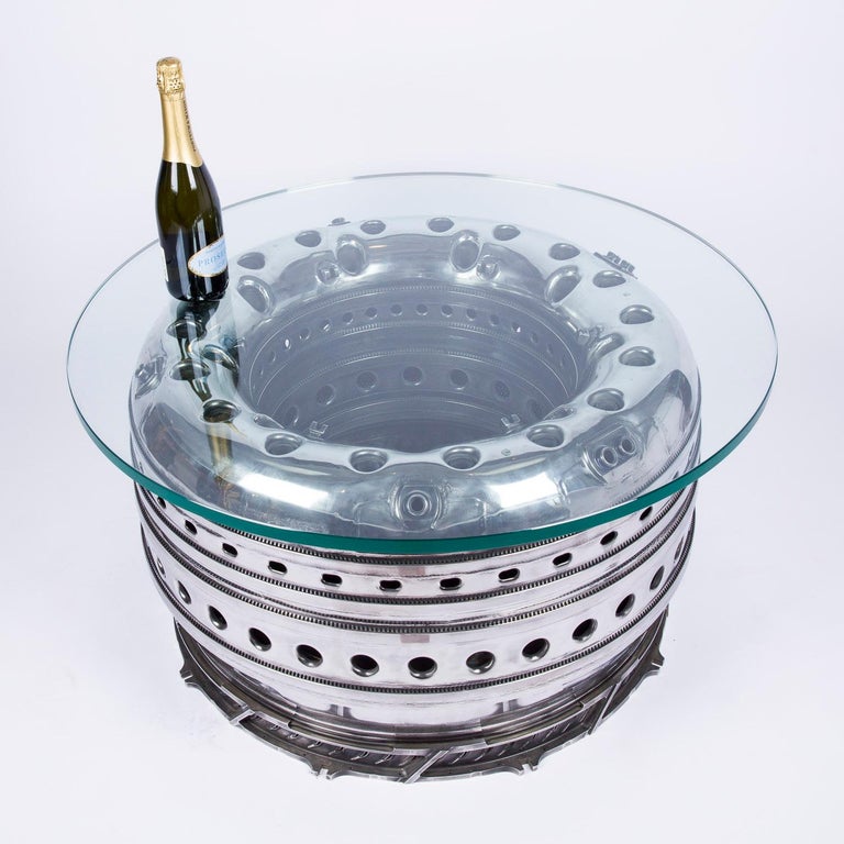 Rolls Royce Pegasus jet engine combustor chamber table For Sale at 1stDibs