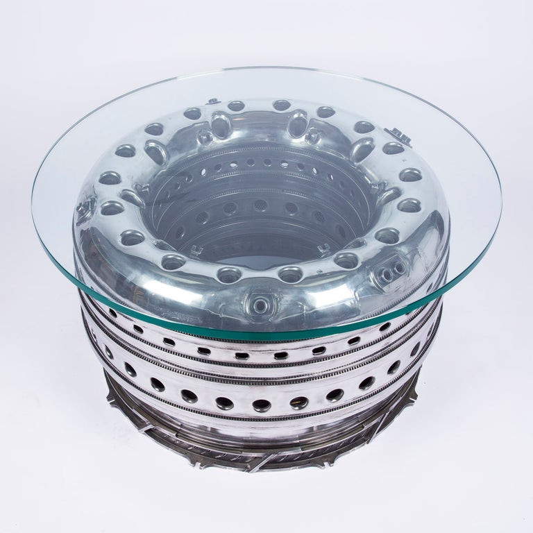 Rolls Royce Pegasus jet engine combustor chamber table For Sale at 1stDibs