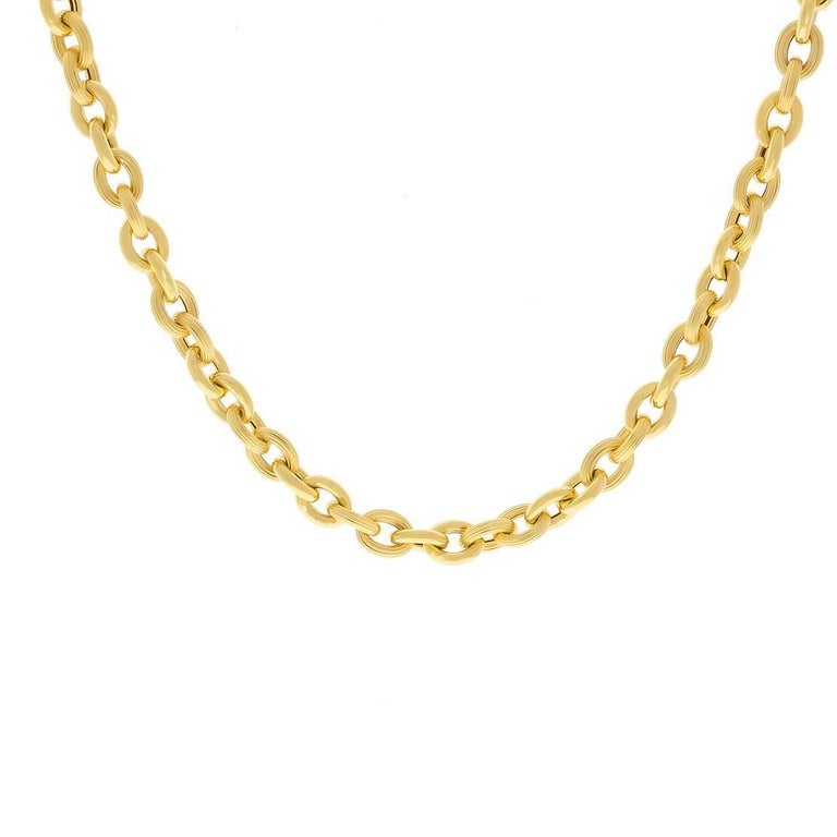 Rolo Chain Necklace at 1stDibs
