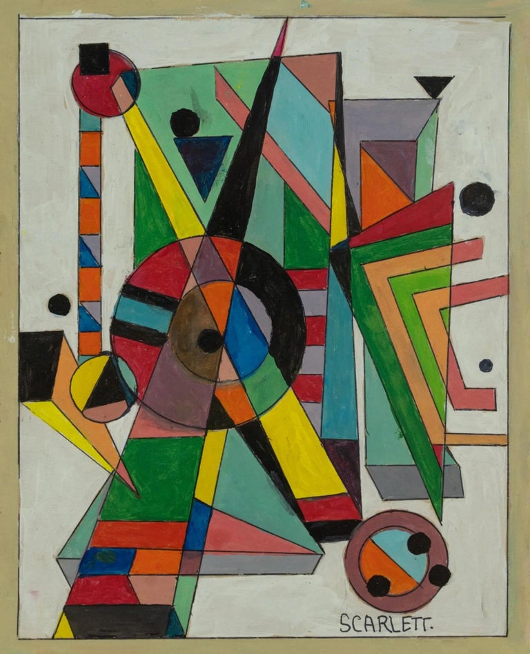 Rolph Scarlett - 1940's Composition For Sale at 1stDibs