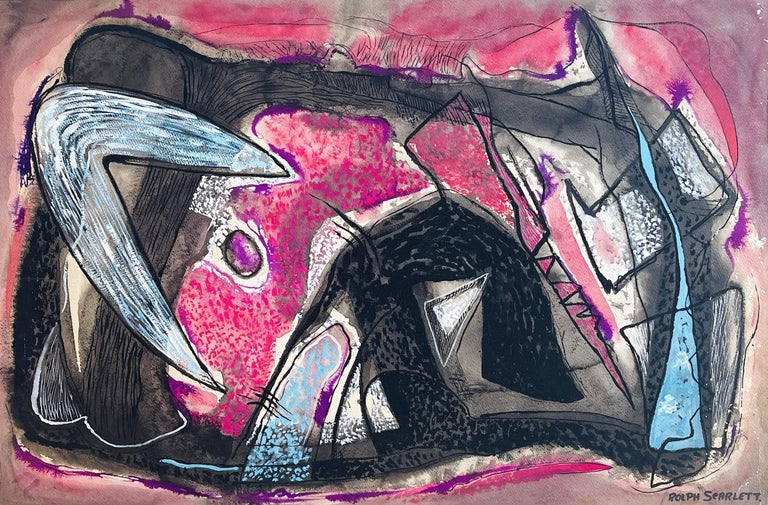 Rolph Scarlett - Untitled, Surrealist For Sale at 1stDibs