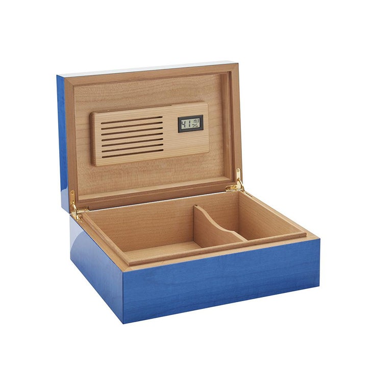 Roma Cigar Box SC1 Veined Blue For Sale at 1stDibs