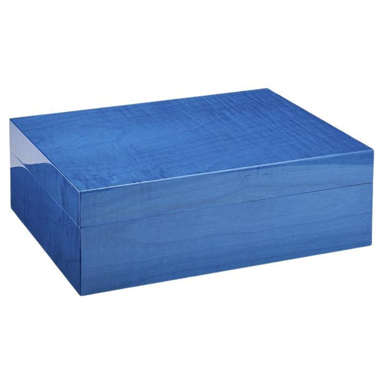 Roma Cigar Box SC1 Veined Blue For Sale at 1stDibs
