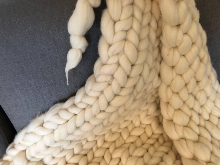 "Roma" Giant Loop Wool Throw For Sale at 1stDibs