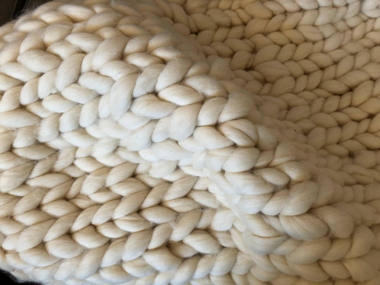 "Roma" Giant Loop Wool Throw For Sale at 1stDibs