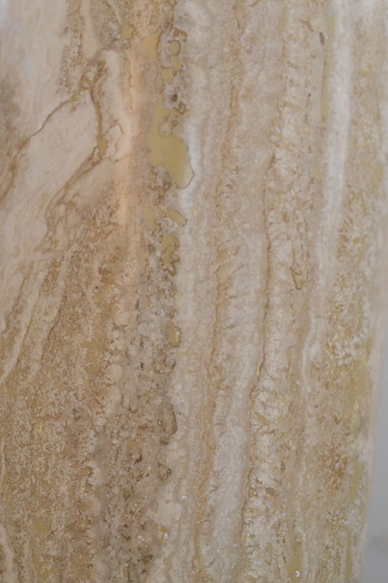 'Roma' Large Column or Pillar in Italian Travertine Limestone by ...