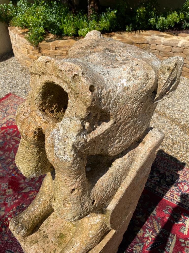 Roman Art '11th-12th Century', French Stone Gargoyle For Sale at 1stDibs