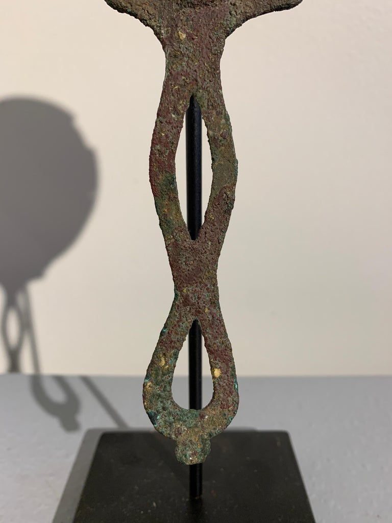 Roman Bronze Hand Mirror with Beautiful Patina, circa 1st Century For ...