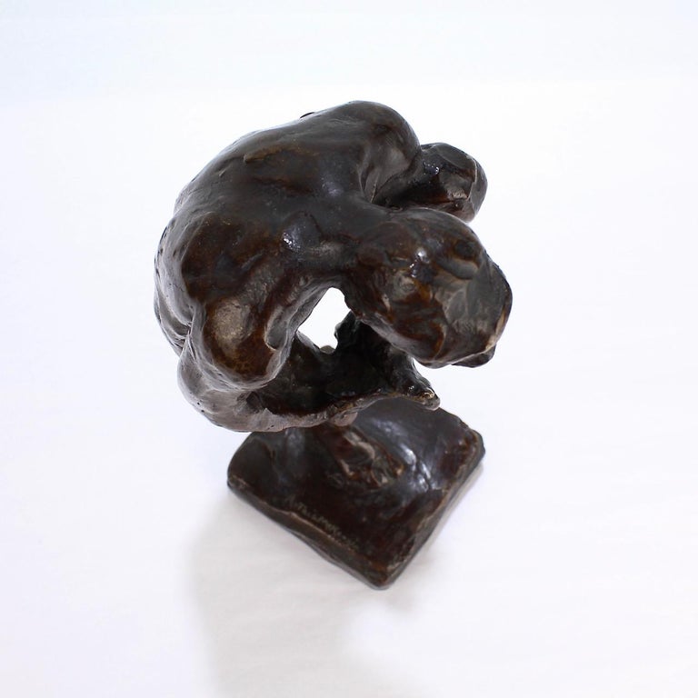 Roman Bronze Works Sculpture of a High Jumper Athlete by Robert Tait ...