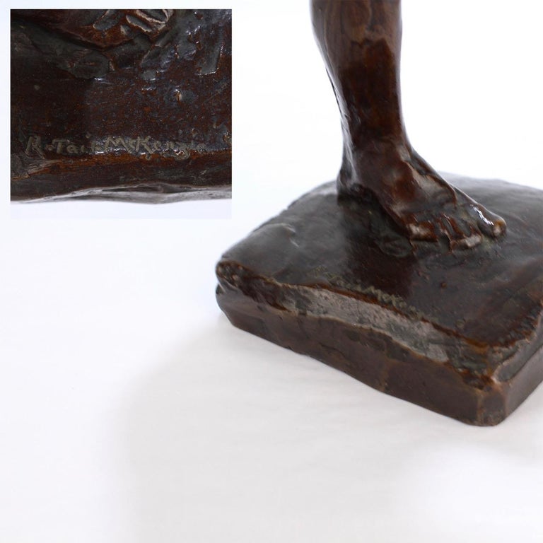 Roman Bronze Works Sculpture of a High Jumper Athlete by Robert Tait ...