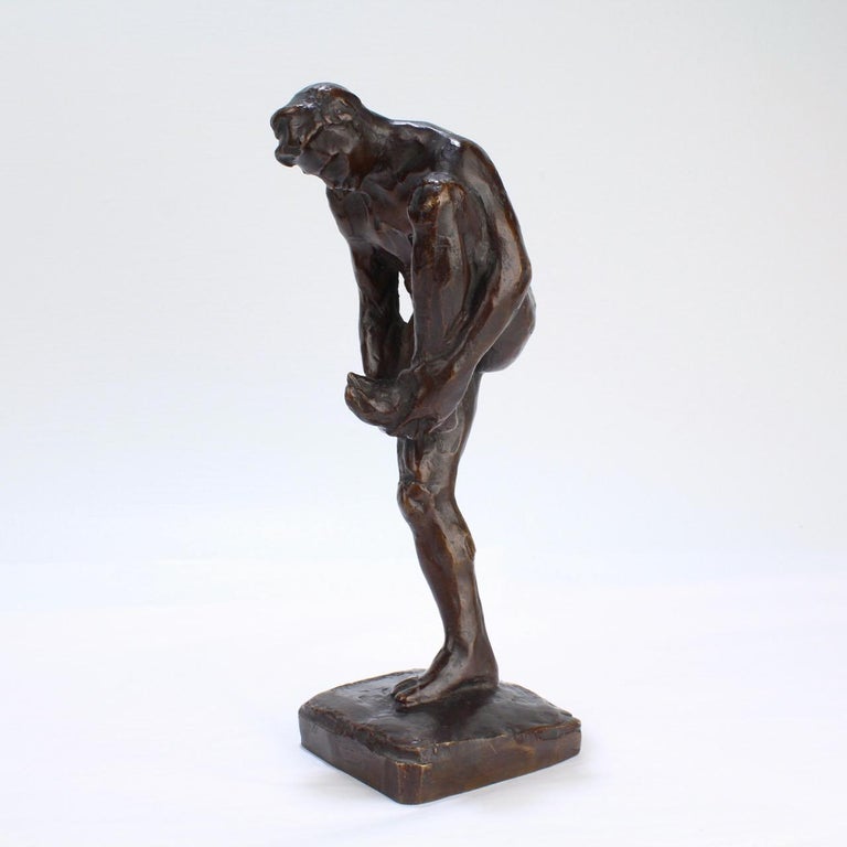 Roman Bronze Works Sculpture of a High Jumper Athlete by Robert Tait ...
