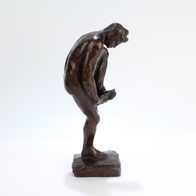 Roman Bronze Works Sculpture of a High Jumper Athlete by Robert Tait ...