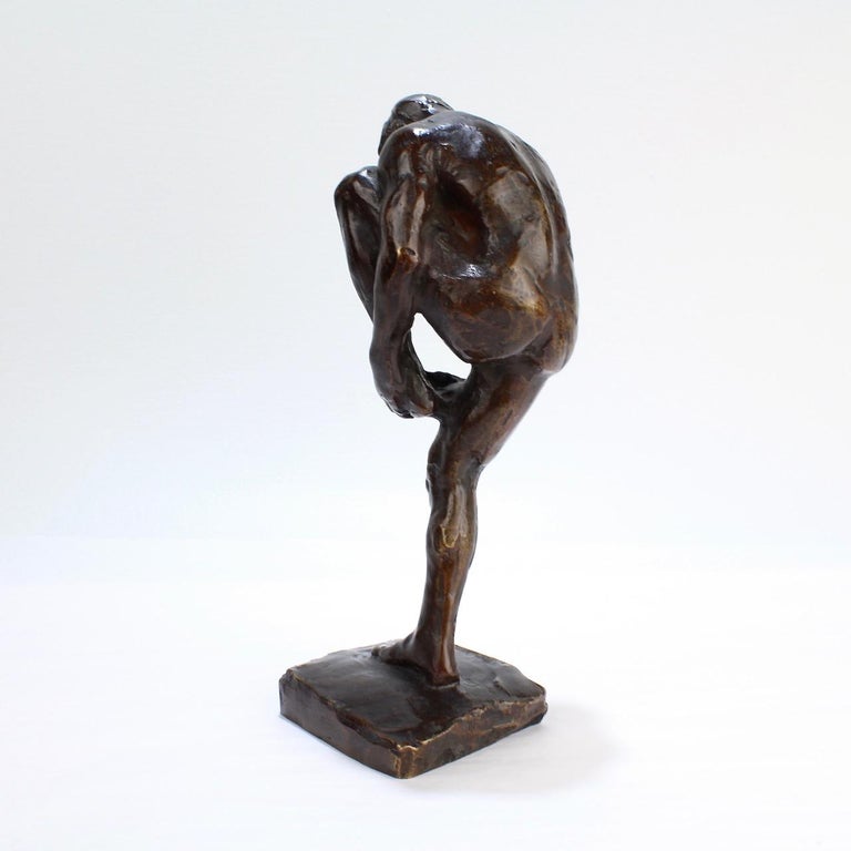 Roman Bronze Works Sculpture of a High Jumper Athlete by Robert Tait ...
